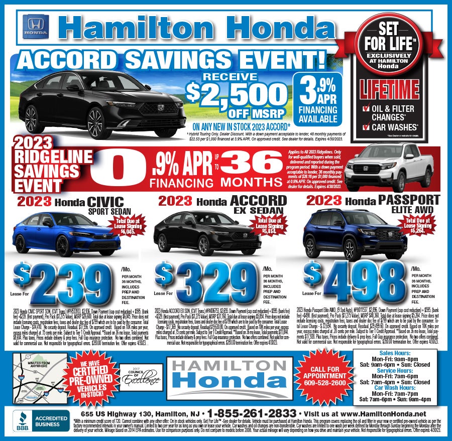 Honda Service Coupons, Car Parts Coupons | Honda Sales Specials Near ...